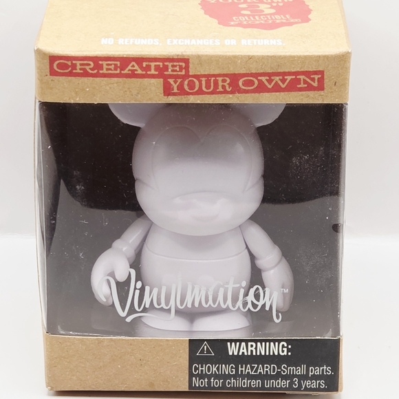 Disney | Toys | Vinylmation Mickey Mouse Create Your Own 3 White ...
